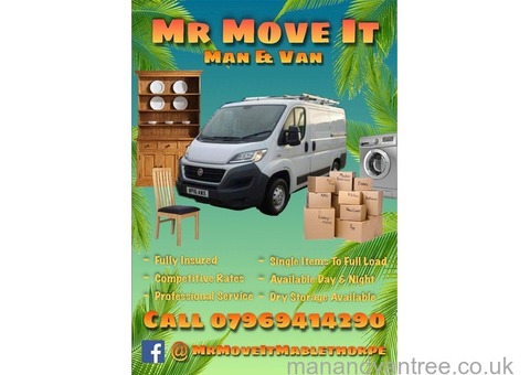 Man And Van Mablethorpe Mr Move It - Man and Van in Mablethorpe and the ...